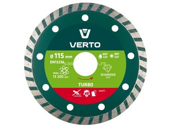 Dijamantski disk Turbo Premium 115mm, VERTO