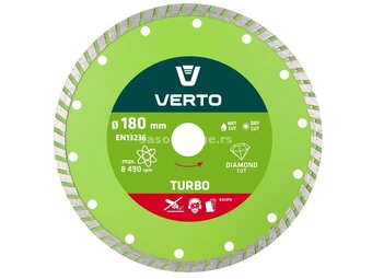 Dijamantski disk Turbo Premium 180mm, VERTO