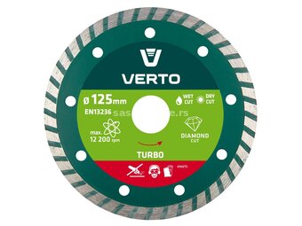 Dijamantski disk Turbo Premium 125mm, VERTO