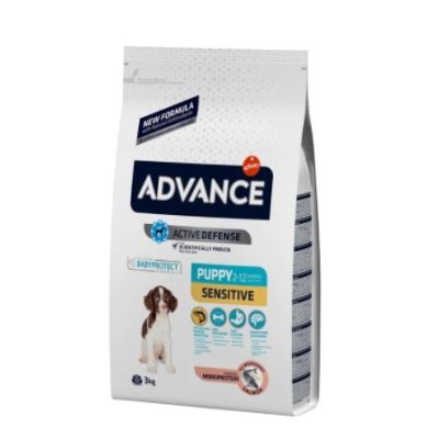 Advance Dog Puppy Sensitive Losos & Pirinač 3kg