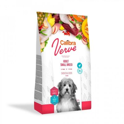 Calibra Dog Verve GF Adult Small Piletina & Pačetina 1,2kg