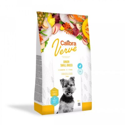 Calibra Dog Verve GF Junior Small Piletina & Pačetina 1,2kg