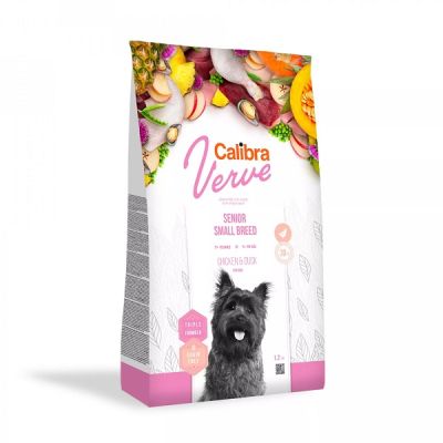 Calibra Dog Verve Grain Free Senior Small Piletina & Pačetina 6kg