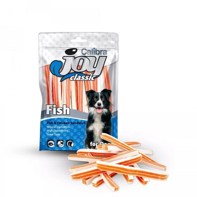 Calibra Joy Dog Classic Riba & Piletina Sendviči 80g