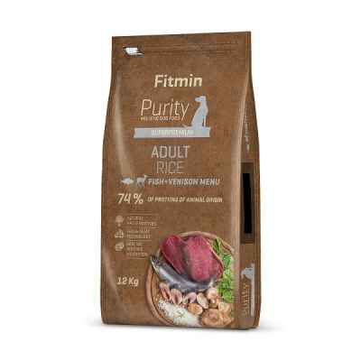 Fitmin Dog Purity Adult Riba & Divljač sa Pirinčem 12kg