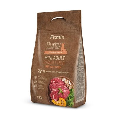Fitmin Dog Purity Grain Free Adult Mini Govedina 4kg