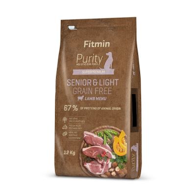 Fitmin Dog Purity Grain Free Senior & Light Jagnjetina 12kg