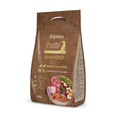 Fitmin Dog Purity Poluvlažna Hrana Zečetina & Jagnjetina sa Pirinčem 4kg