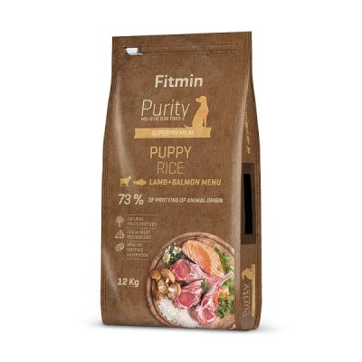 Fitmin Dog Purity Puppy Jagnjetina & Losos sa Pirinčem 12kg