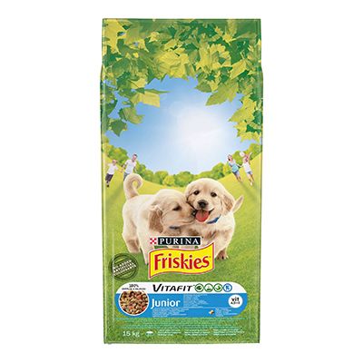 Friskies Dog Junior Piletina i Povrće 15kg