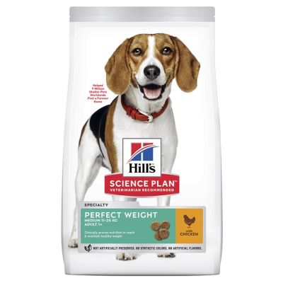 Hill's Perfect Weight Medium Adult Piletina 1,5kg