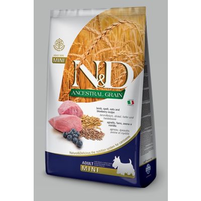 N&D Low Grain Mini Adult Lamb & Blueberry 7kg
