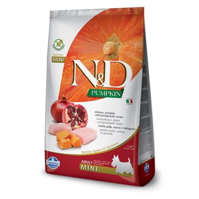 N&D Pumpkin Mini Chicken & Pomegranate 2,5kg