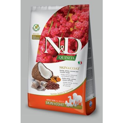 N&D Quinoa Skin&Coat Herring Coconut 800g