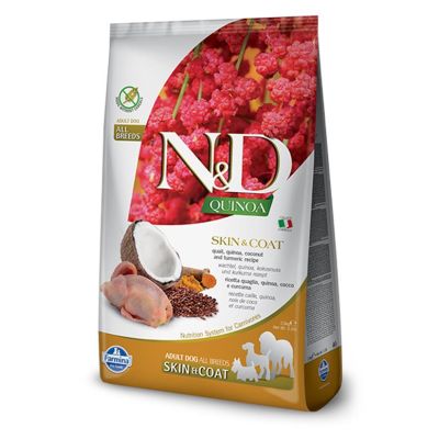 N&D Quinoa Skin&Coat Quail&Coconut 2,5kg