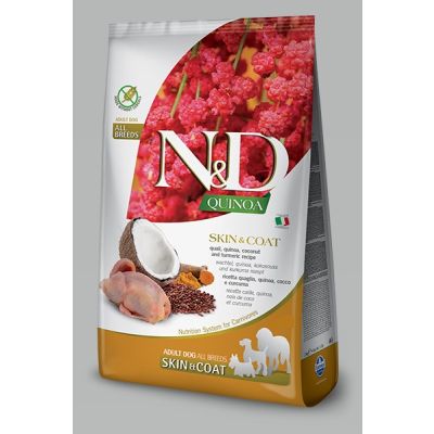 N&D Quinoa Skin&Coat Quail&Coconut 800g