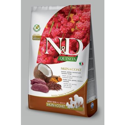 N&D Quinoa Skin&Coat Venison&Cocunut 7kg
