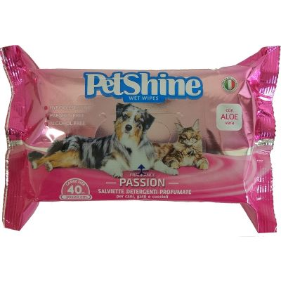 Petshine Passion Vlažne Maramice 40 kom.