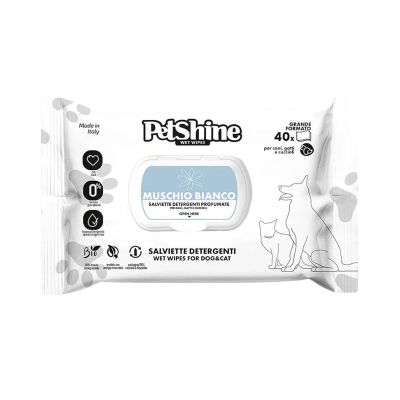 Petshine White Musk Vlažne Maramice 40 kom.