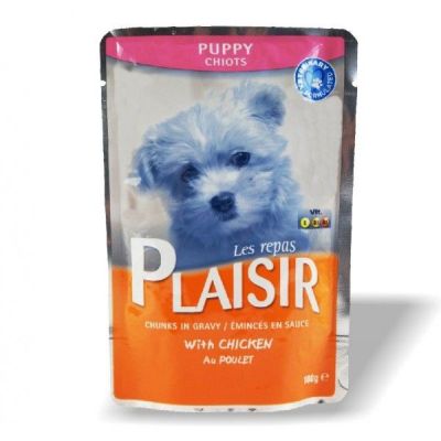 Plaisir Preliv Za Pse Junior Piletina 100g