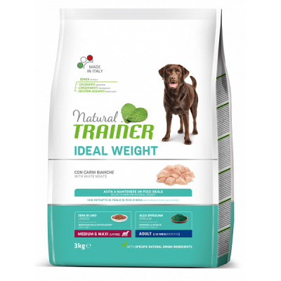 Trainer Natural Dog Ideal Weight Medium & Maxi Belo Meso 3kg
