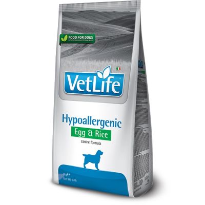 Vet Life Dog Hypoallergenic Jaje & Pirinač 12kg