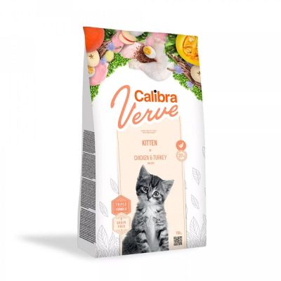 Calibra Cat Verve Grain Free Kitten Piletina & Ćuretina 750g
