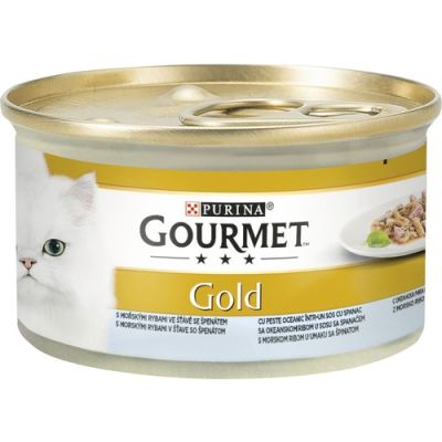 Gourmet Gold Duo Riba i Spanać 85g