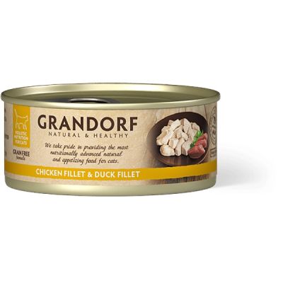 Grandorf Cat Grain Free Konzerva Pileće Grudi & File Pačetine 70g