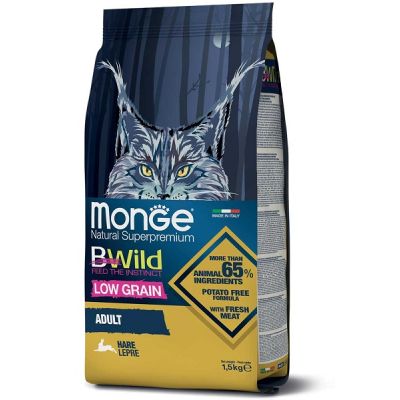 Monge Cat BWild Adult Zečetina 1,5kg