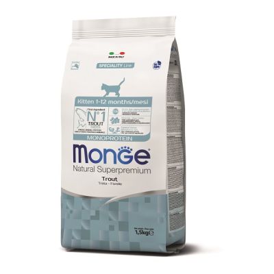 Monge Kitten Monoprotein Pastrmka 1,5 kg