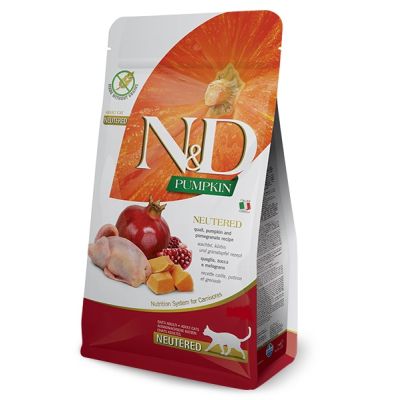 N&D Cat Pumpkin Neutered Quail & Pomegranate 300g