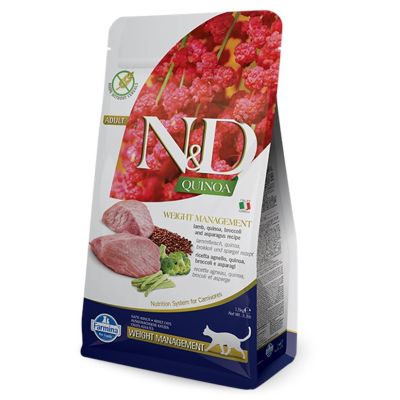 N&D Cat Quinoa Weight Management Lamb & Artichoke 1,5kg
