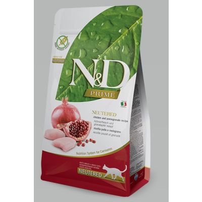 N&D Prime Cat Neutered Chicken & Pomegranate 300g