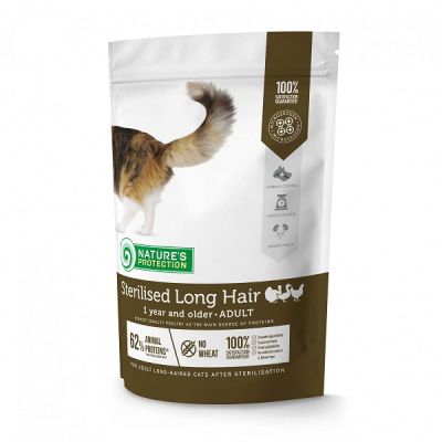 Nature's Protection Sterilised Long Hair Živina 400g