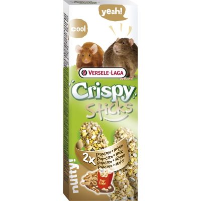 Versele-Laga Crispy Sticks Rats-Mice 2x Popcorn & Nuts 110g