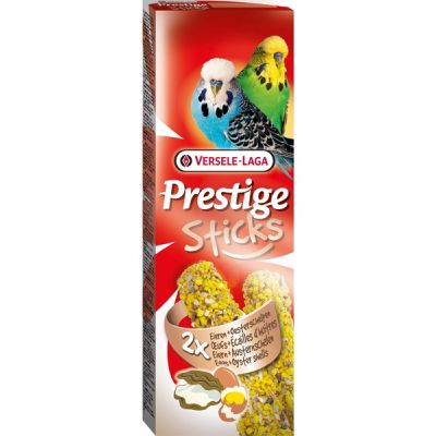 Versele-Laga Prestige Sticks Budgies 2x Eggs & Oyster Shells