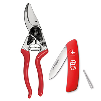 Felco komplet - makaze za orezivanje Felco 8 + džepni nož Felco 500