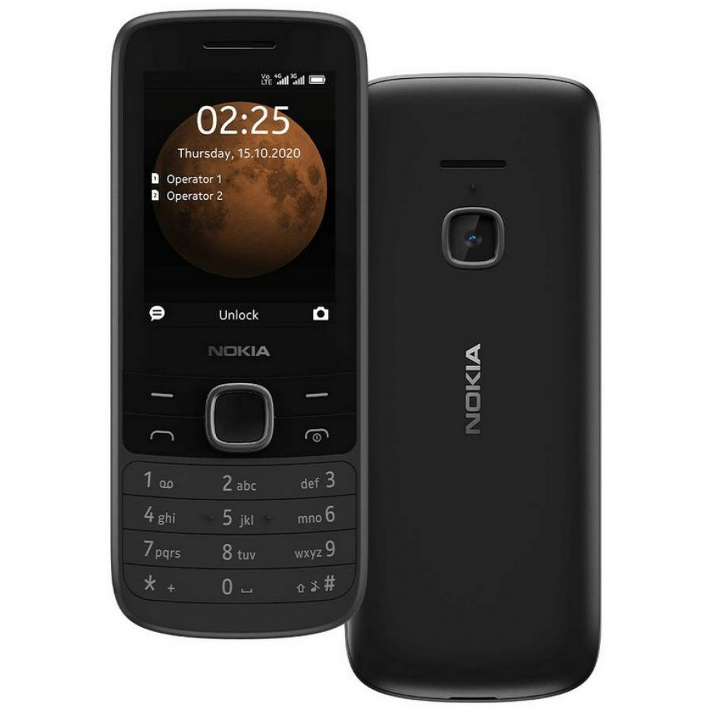 NOKIA telefon 225 4G DS Black