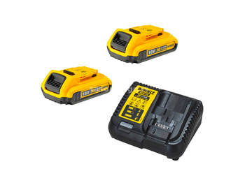 DeWalt DCB115D2 Set punjač 18V XR + baterija 2x2.0Ah