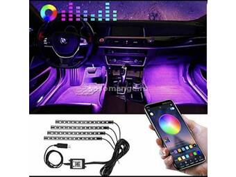 Ambijentalno svetlo osvetljenje led RGB + aplikacika auto