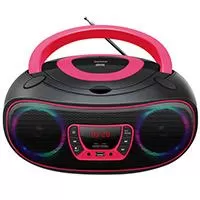 Bluetooth CD boombox FM radio Denver TCL-212BT pink