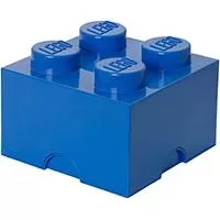 Kutija sa poklopcem LEGO® Kocka 4 25x25x18cm plava 4003