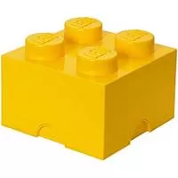 Kutija sa poklopcem LEGO® Kocka 4 25x25x18cm žuta 4003