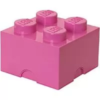 Kutija za odlaganje LEGO® Kocka 4 25x25x18cm pink 4003