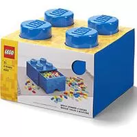 Kutija - fioka za odlaganje LEGO® Kocka 4 25x25x18cm plava 4005