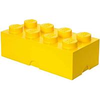 Kutija za odlaganje sa poklopcem LEGO® Kocka 8 50x25x18cm žuta 4004
