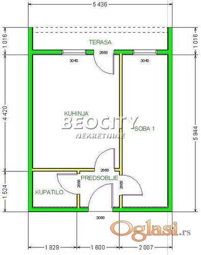 Novi Sad, Centar, Zmaj Jovina , 1.5, 37m2