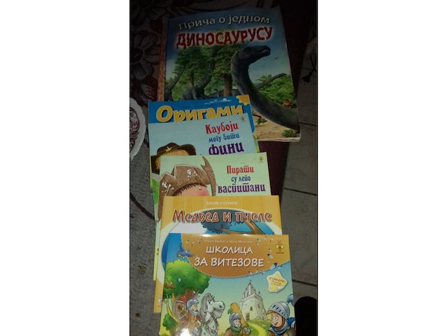 Knjige za Decu-edukativnih 6 knjiga