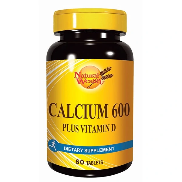 Natural Wealth Kalcijum 600 + Vitamin D